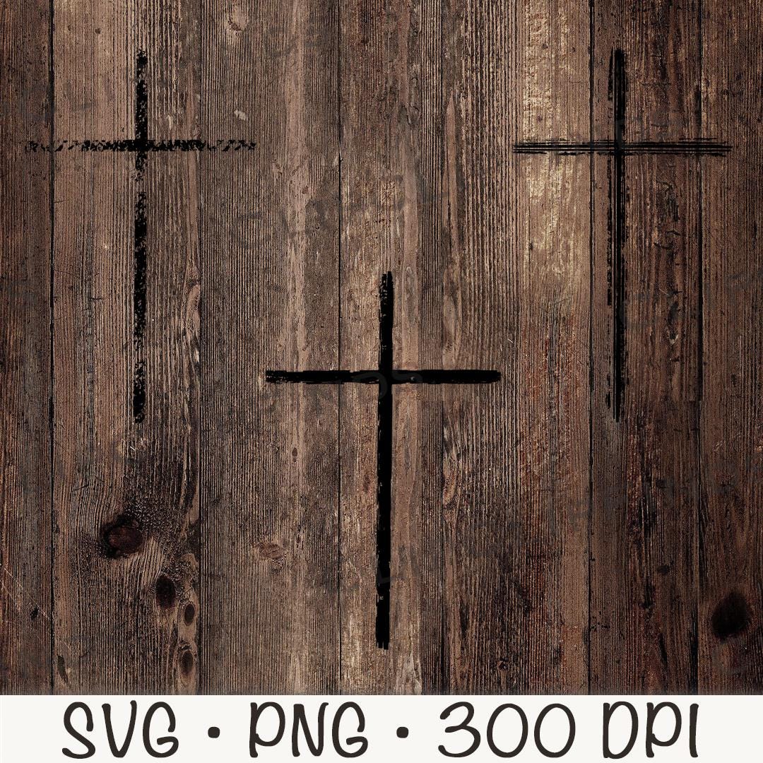 Grunge Cross SVG: Rustic Christian Easter Design (digital Download) - Etsy