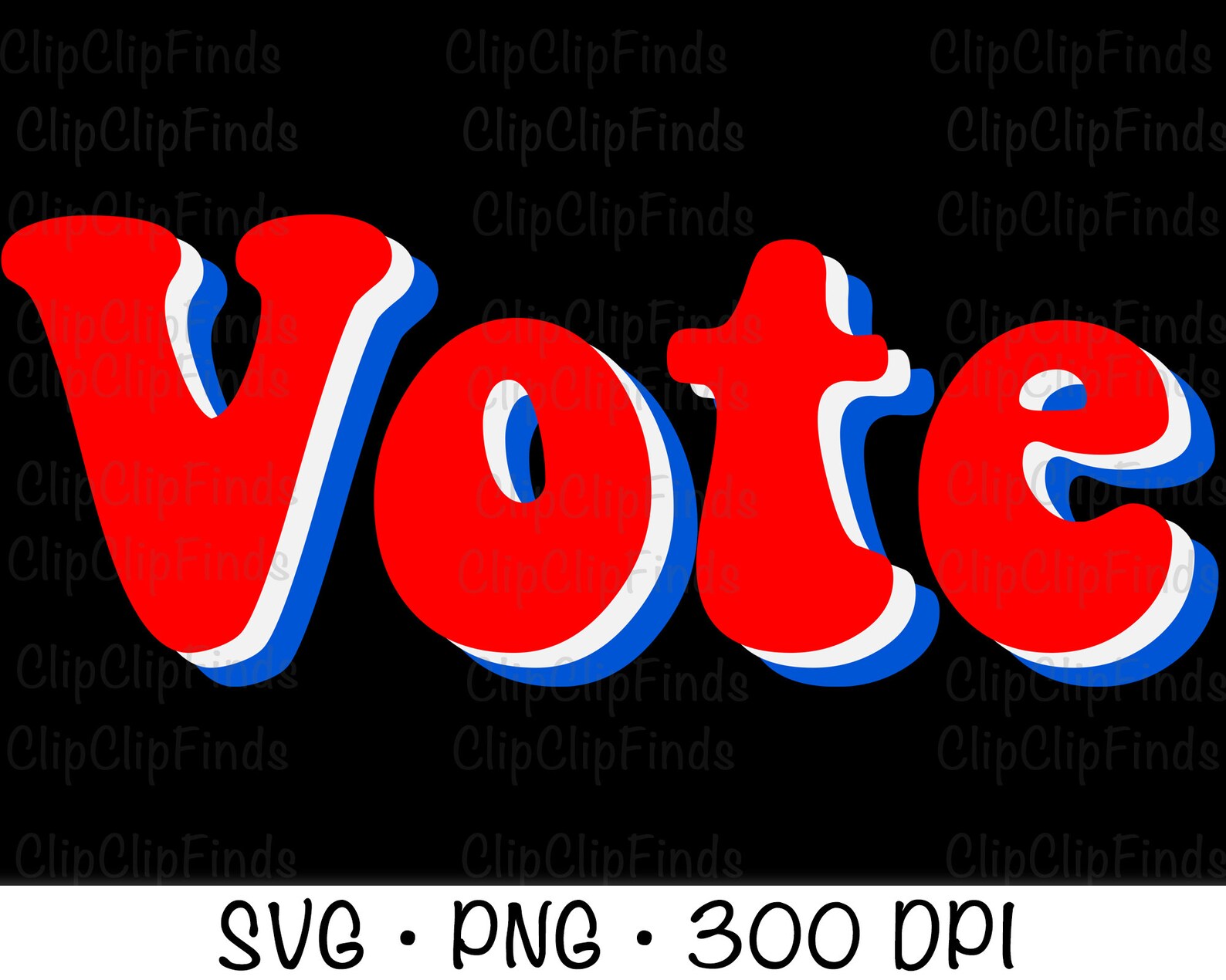 Vote SVG Retro Vote Election Your Vote Matters Groovy - Etsy