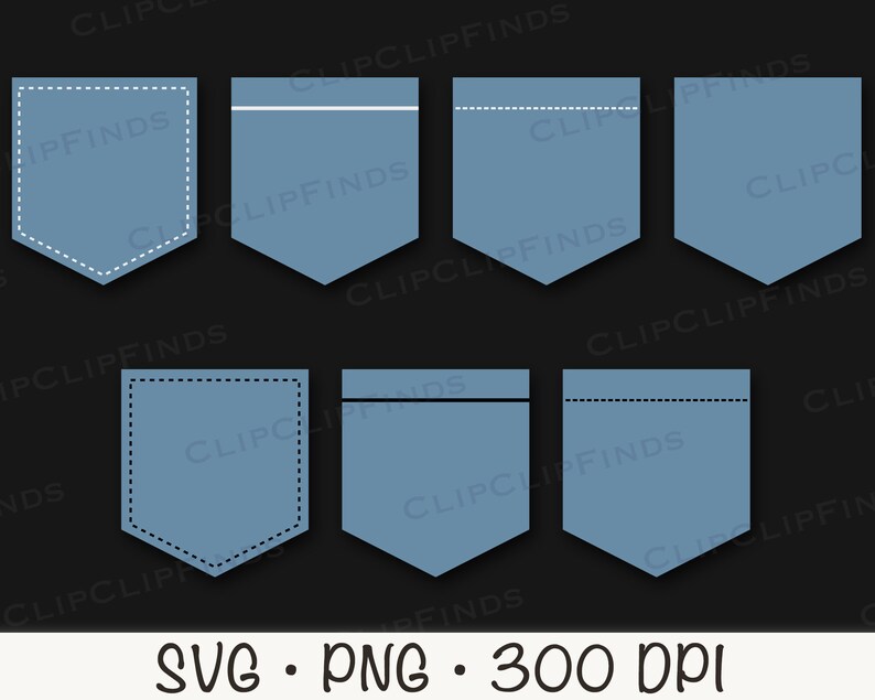 Pocket SVG, Tshirt Pocket SVG, Jean Pocket PNG, Pocket Vector Cut File ...