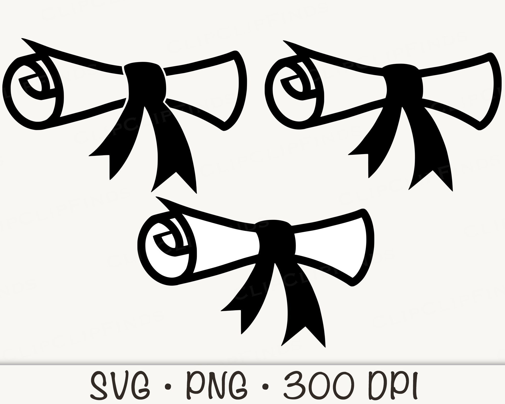 Certificado de graduación Diploma Archivo de corte vectorial - Etsy México