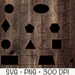 Basic Shapes SVG Bundle Pack, Geometric Shapes PNG, Shapes Outline ...