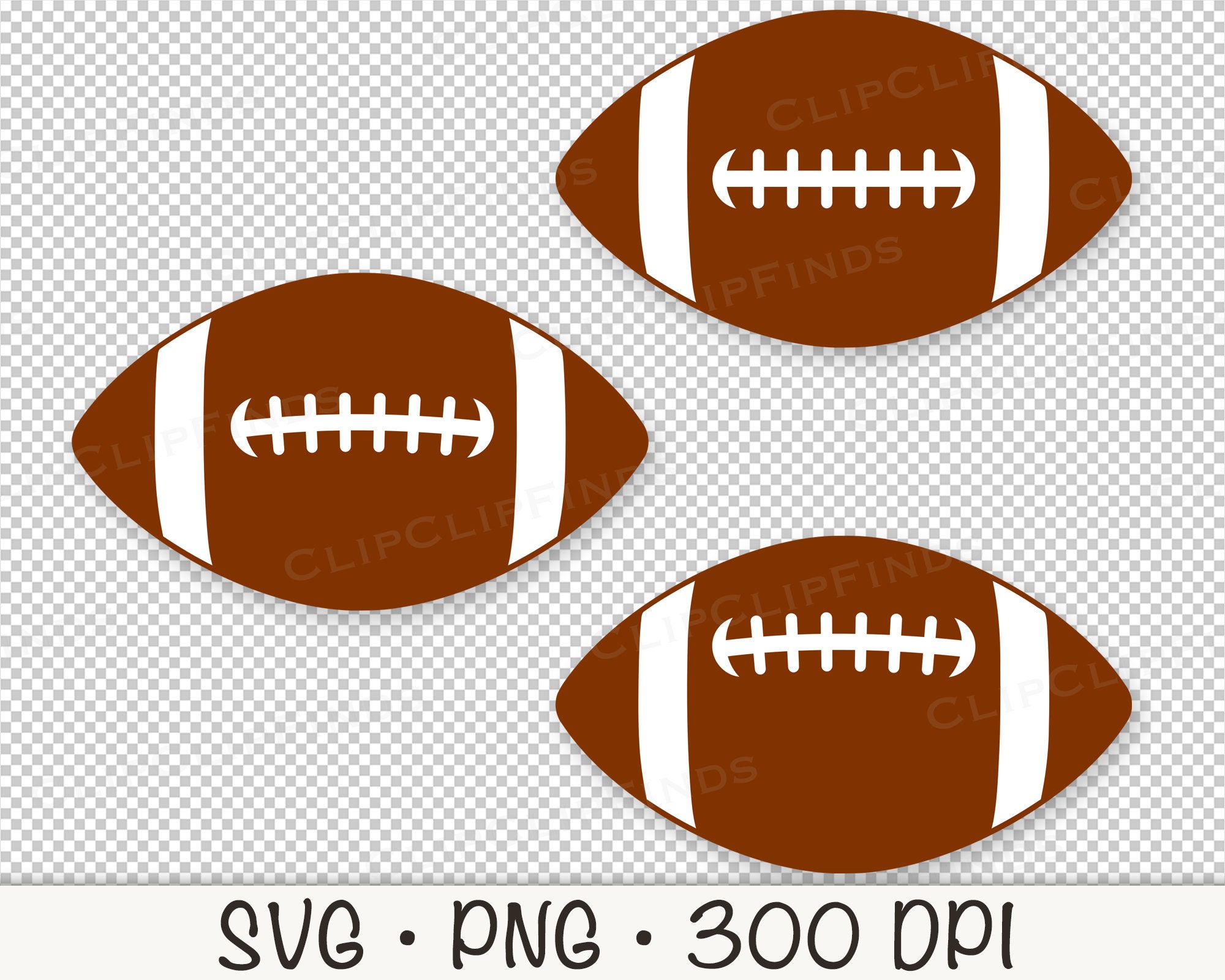 Football SVG Football PNG Layered Vector Football Clip - Etsy
