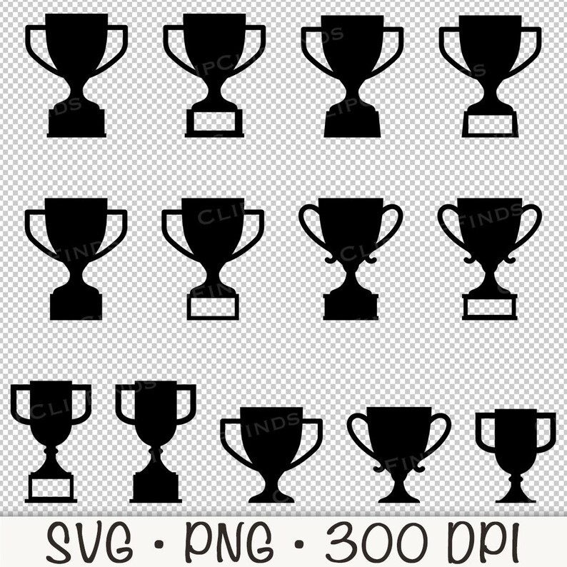 Trophy SVG, Trophy PNG, Trophy Vector, Award, First Place, Medal, Best ...