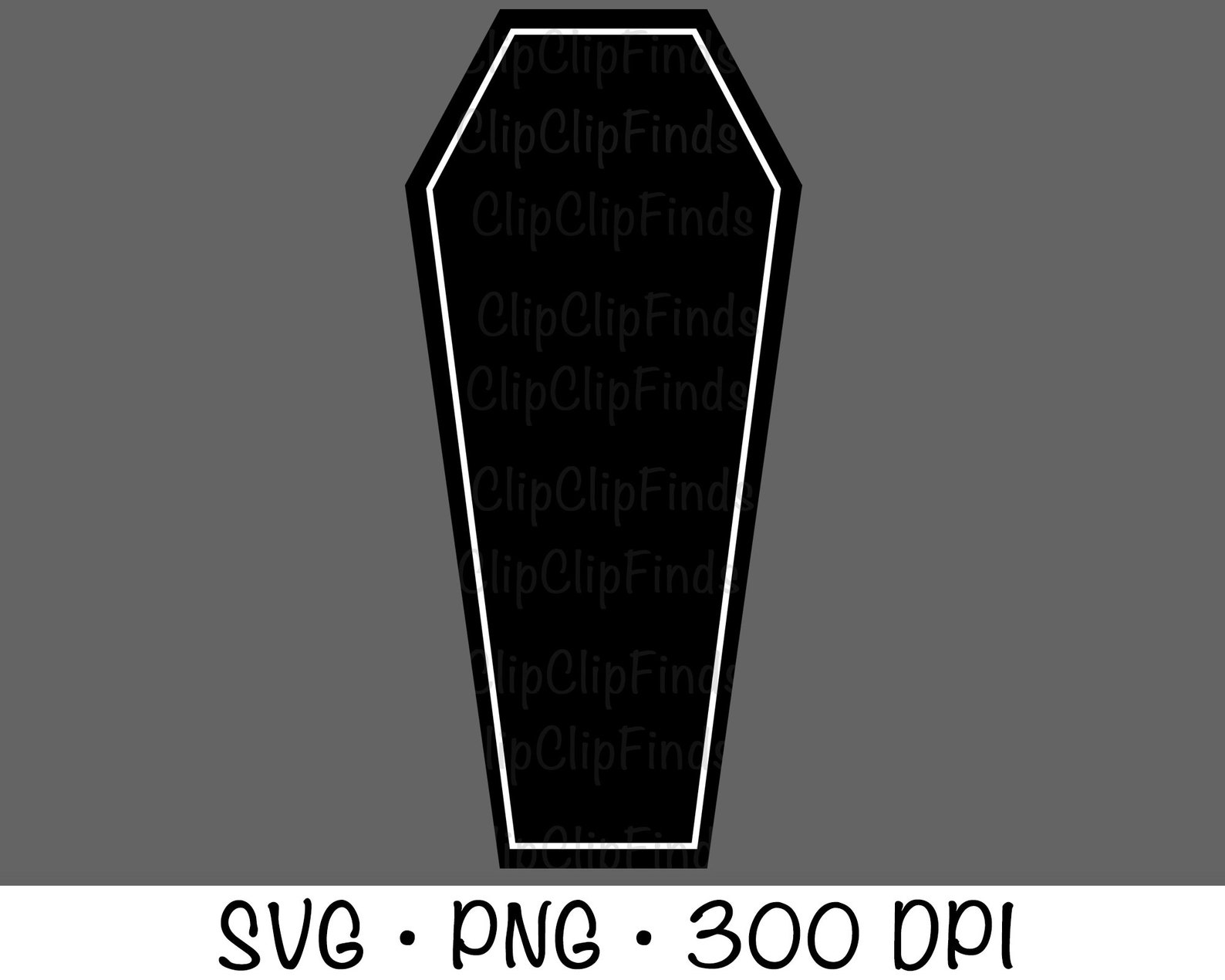 Coffin SVG PNG Instant Digital Download - Etsy