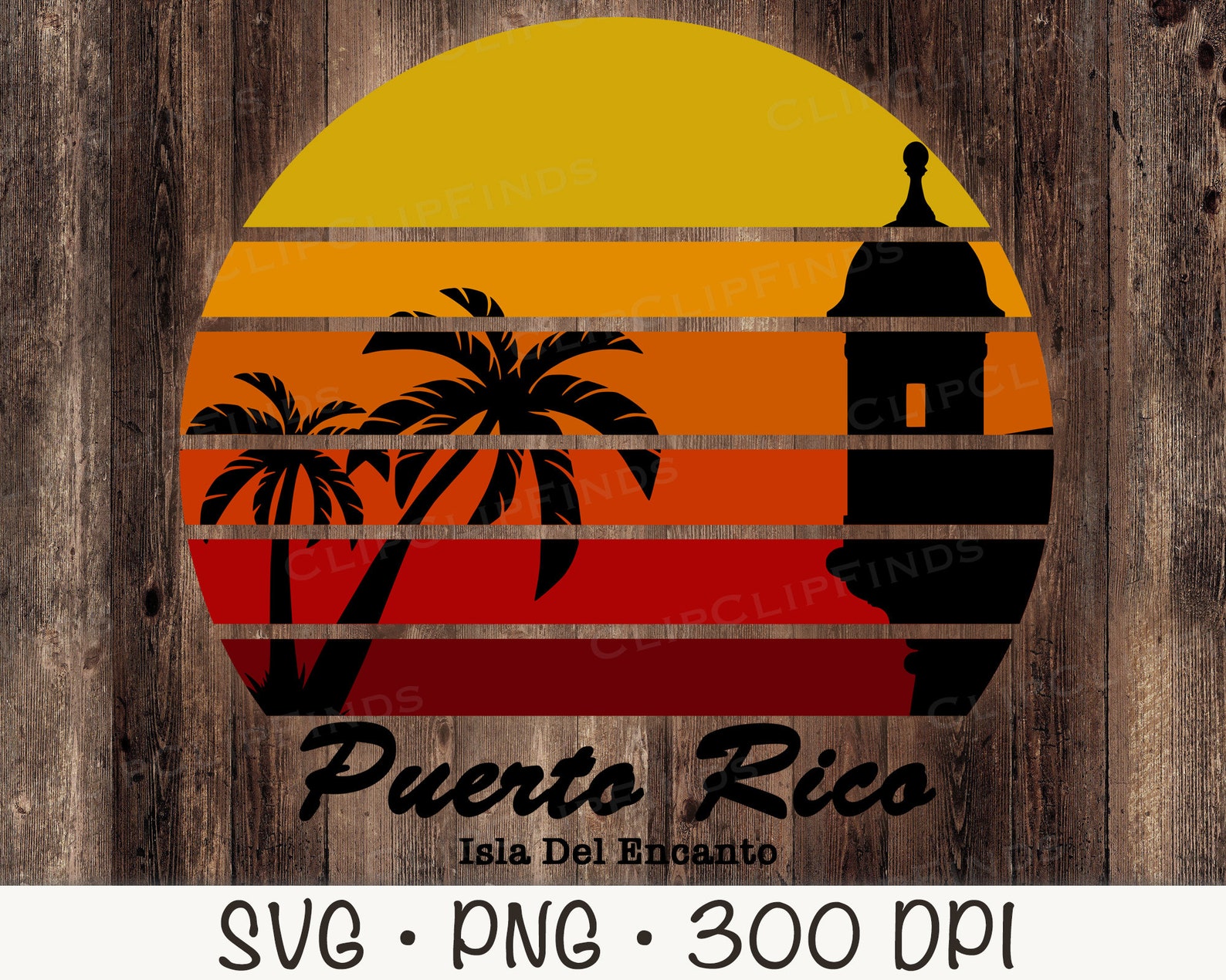 El Morro Puerto Rico SVG: Vector Cut File (digital Download) - Etsy