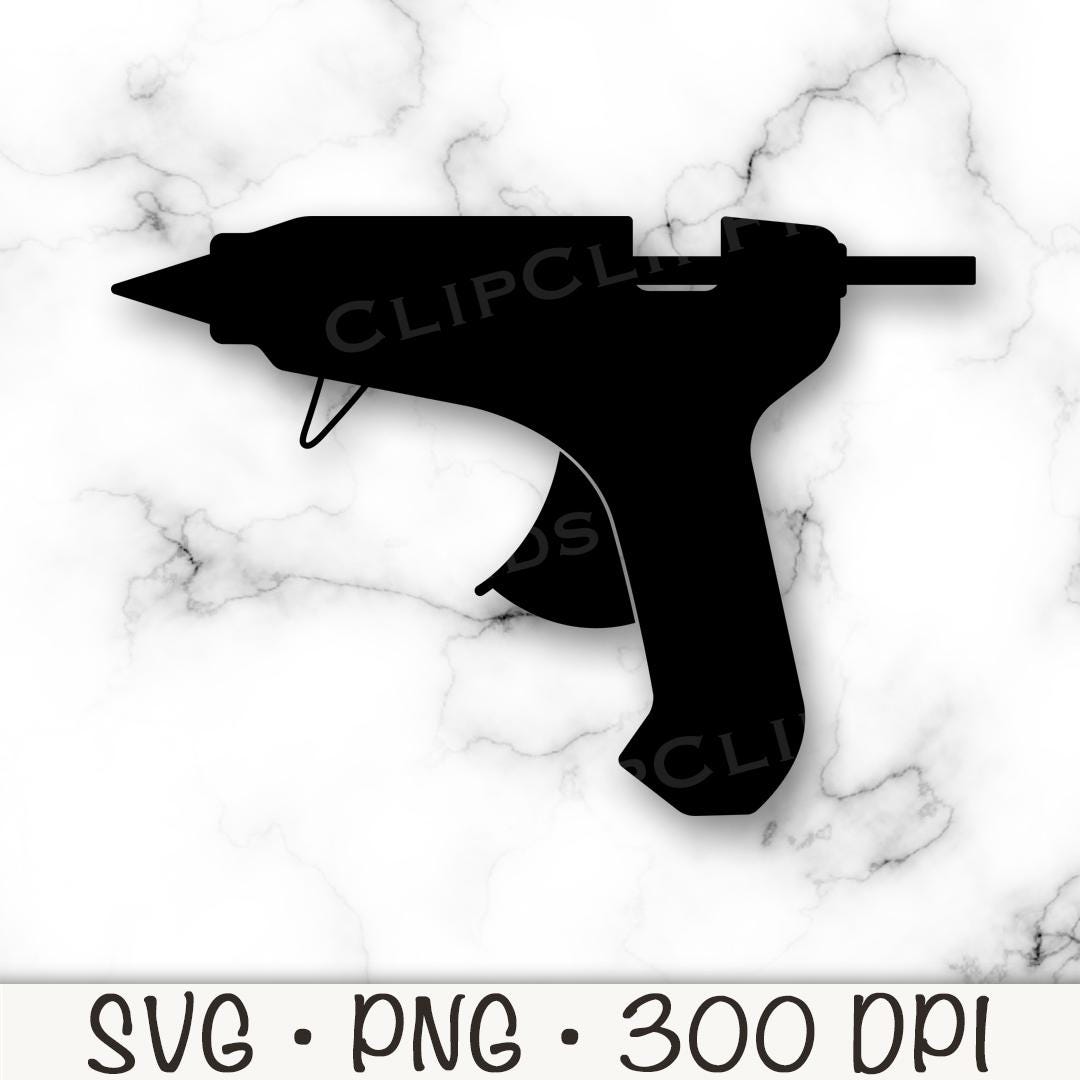 Hot Glue Gun SVG, Glue Gun PNG, Hot Glue Gun Silhouette, Crafting SVG ...