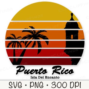 El Morro SVG, Puerto Rico SVG, Vector Cut File, Puerto Rico PNG ...