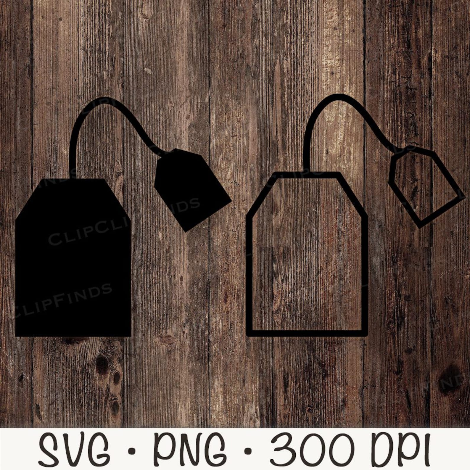 Tea Bags SVG, Tea Bag PNG, Tea Bag Silhouette Shape, Tea Bag Outline ...