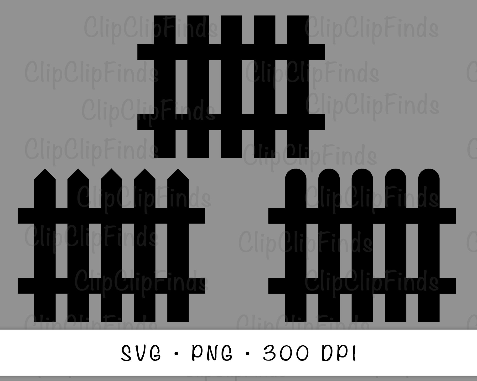 Fence SVG Picket Fence SVG Farm Barn Yard Garden Vector - Etsy UK