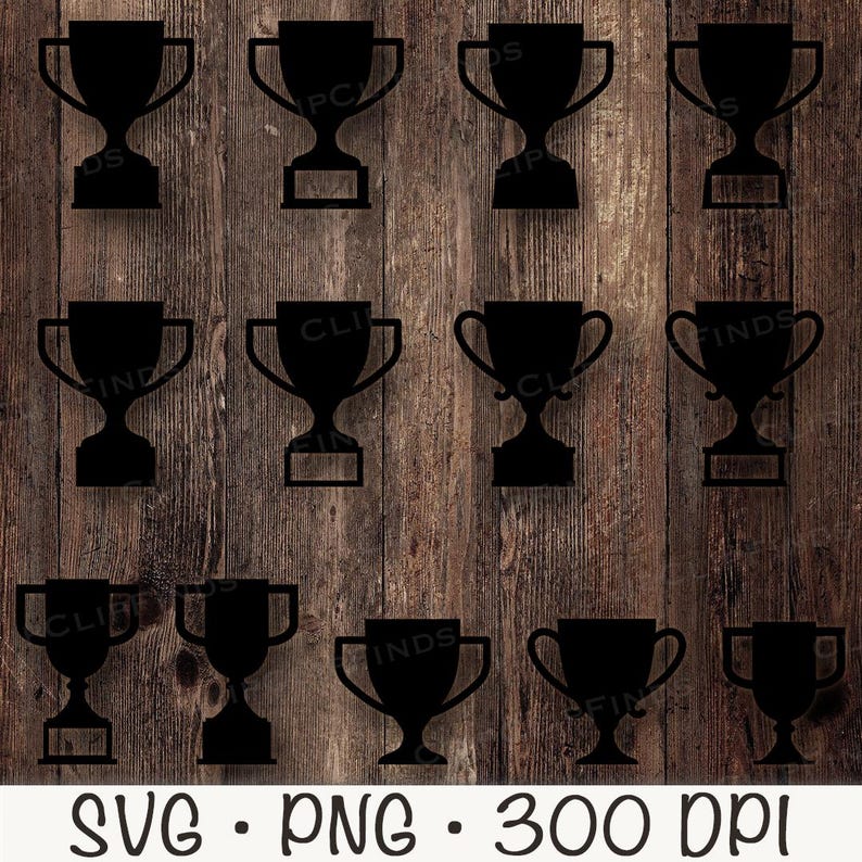Trophy SVG, Trophy PNG, Trophy Vector, Award, First Place, Medal, Best ...