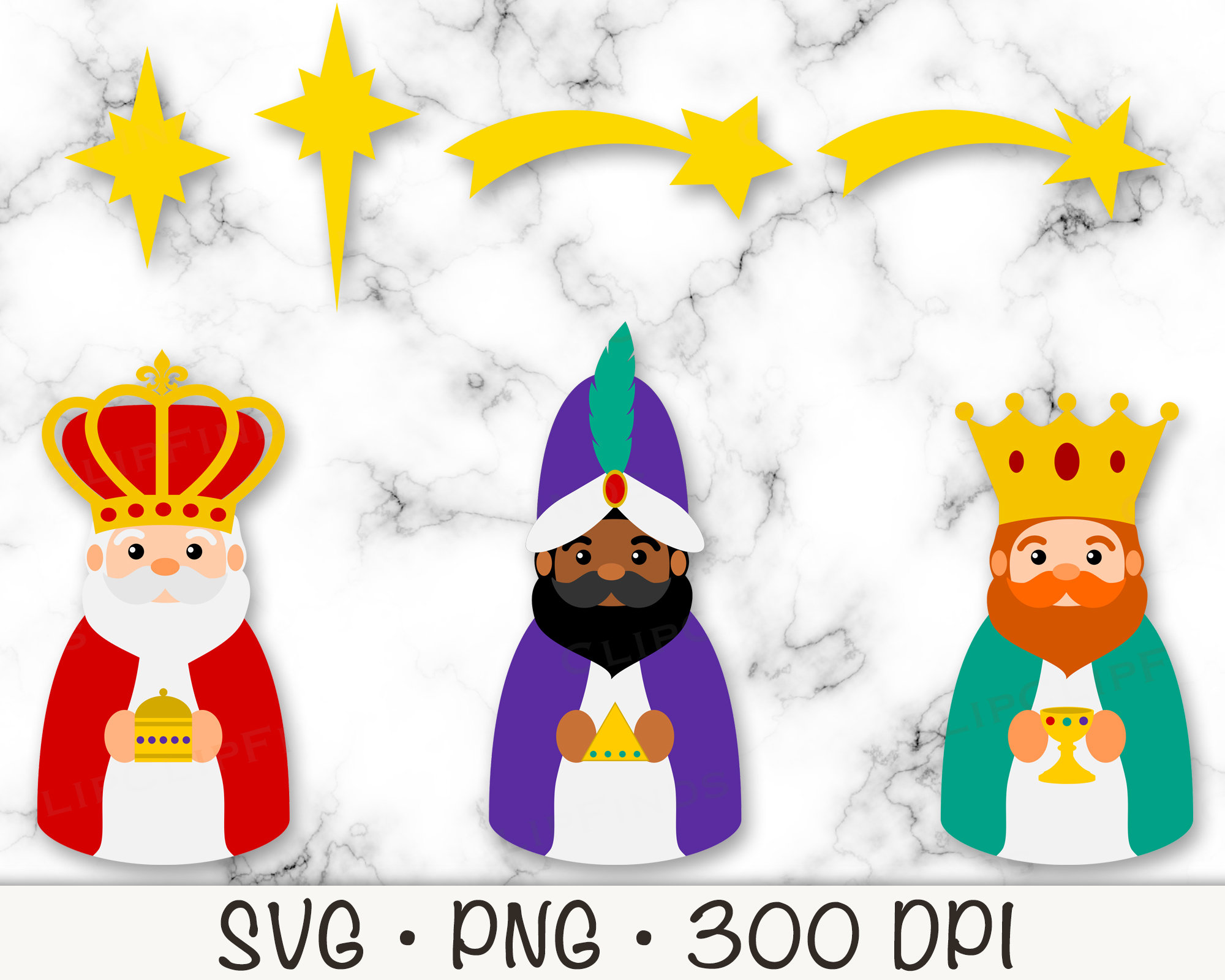Three Kings Clipart