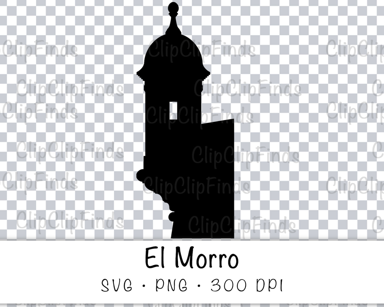 El Morro Fort of Puerto Rico SVG Vector Cut File and PNG | Etsy