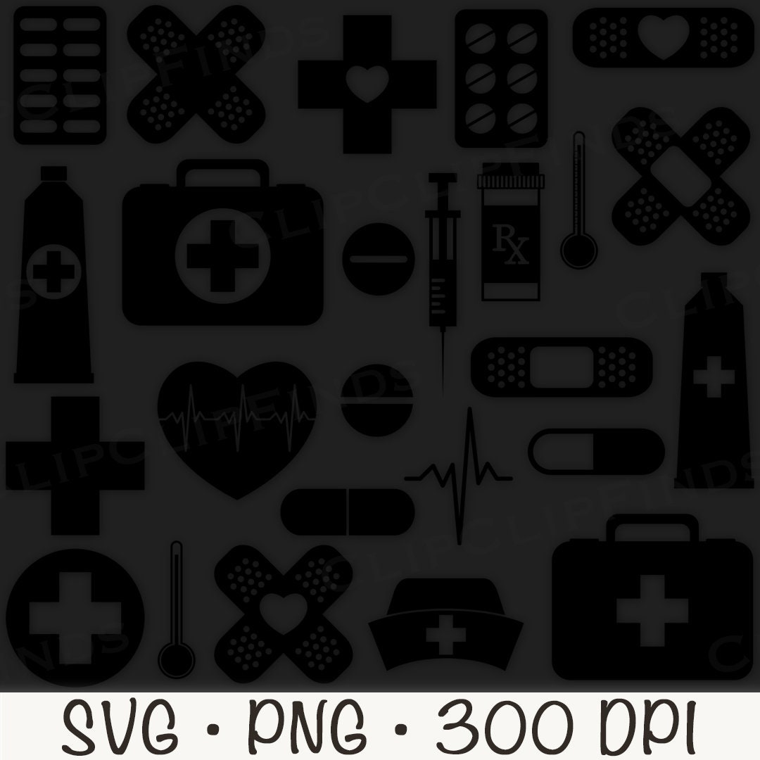 Medical Icons SVG, Healthcare SVG, Medical PNG, Doctor, Clinic, Nurse ...