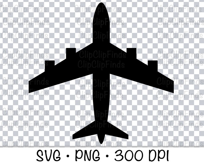 Airplane Airplane SVG Airplane PNG Plane Clip Art Instant | Etsy