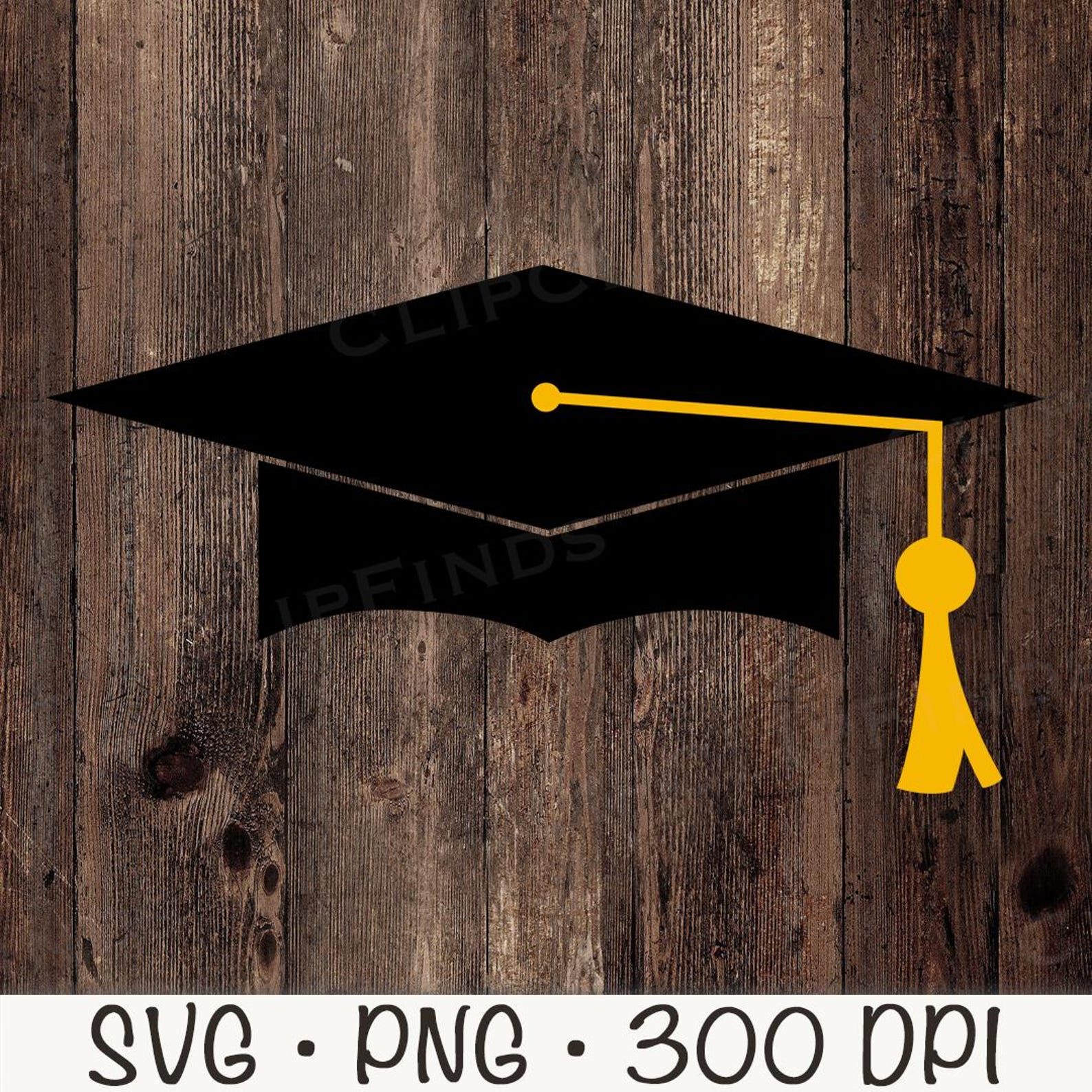 Graduation Cap Clipart: SVG, PNG, JPEG Files (instant Download) - Etsy