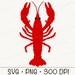 Crawfish SVG, Crawfish Boil, Vector Cut File, Crawfish PNG, Transparent ...