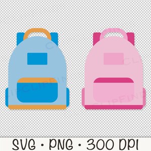 Backpack SVG, School Bag PNG, School Bag Clipart, Boy, Girl, School ...