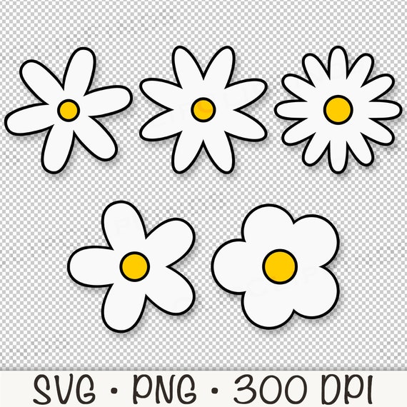 Daisy Outline Clipart