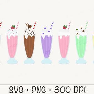 Milkshake SVG, Milkshake PNG, Milkshake Clip Art, Banana Milkshake ...