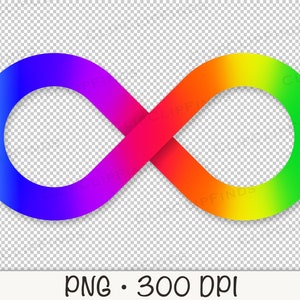 Autism Awareness Rainbow Infinity Symbol, Autism Awareness PNG, Autism ...