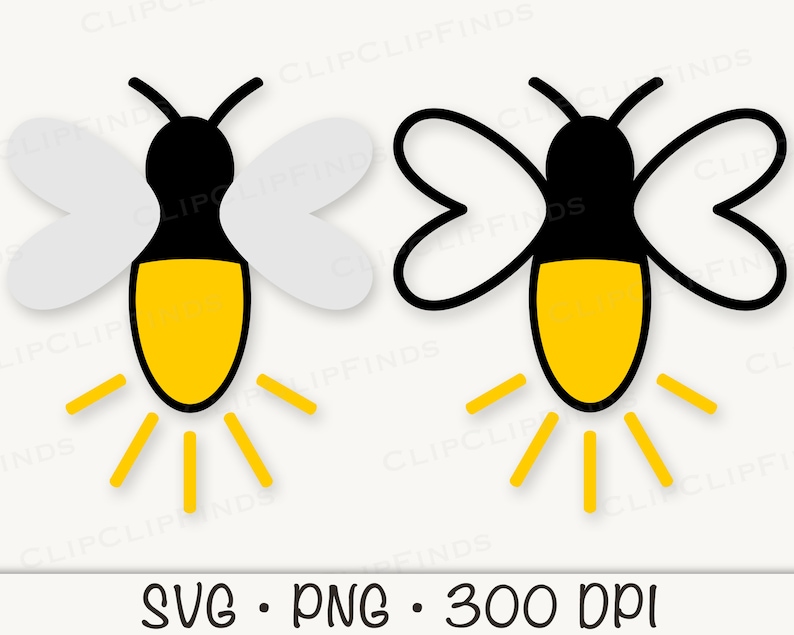 Firefly SVG Firefly PNG Firefly Clipart Instant Digital - Etsy UK