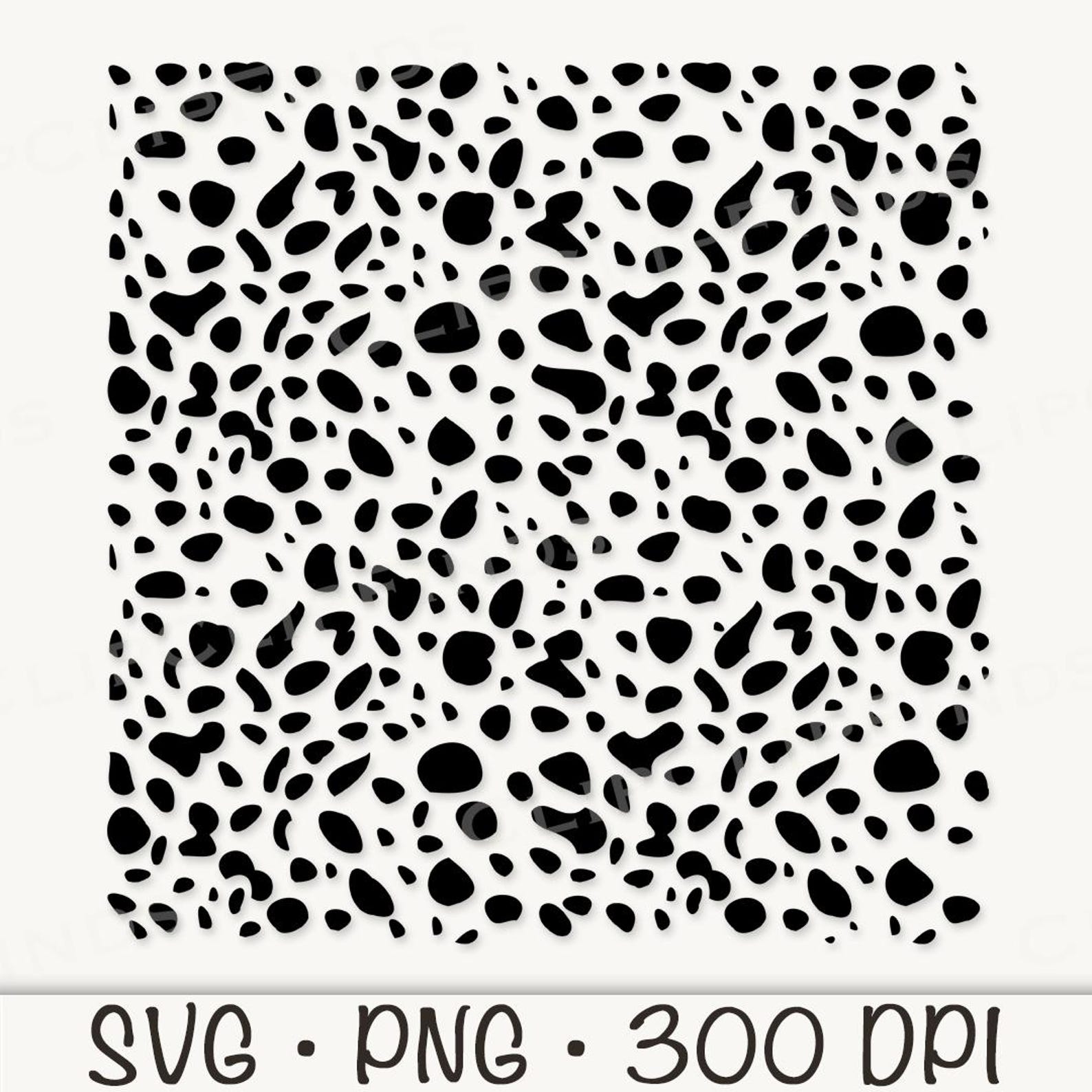 Dalmatian Spots SVG, Dalmatian Spots PNG, Dalmatian Dog Pattern ...
