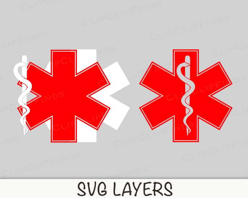 Ambulance Symbol SVG Star of Life SVG Medical Snake PNG - Etsy