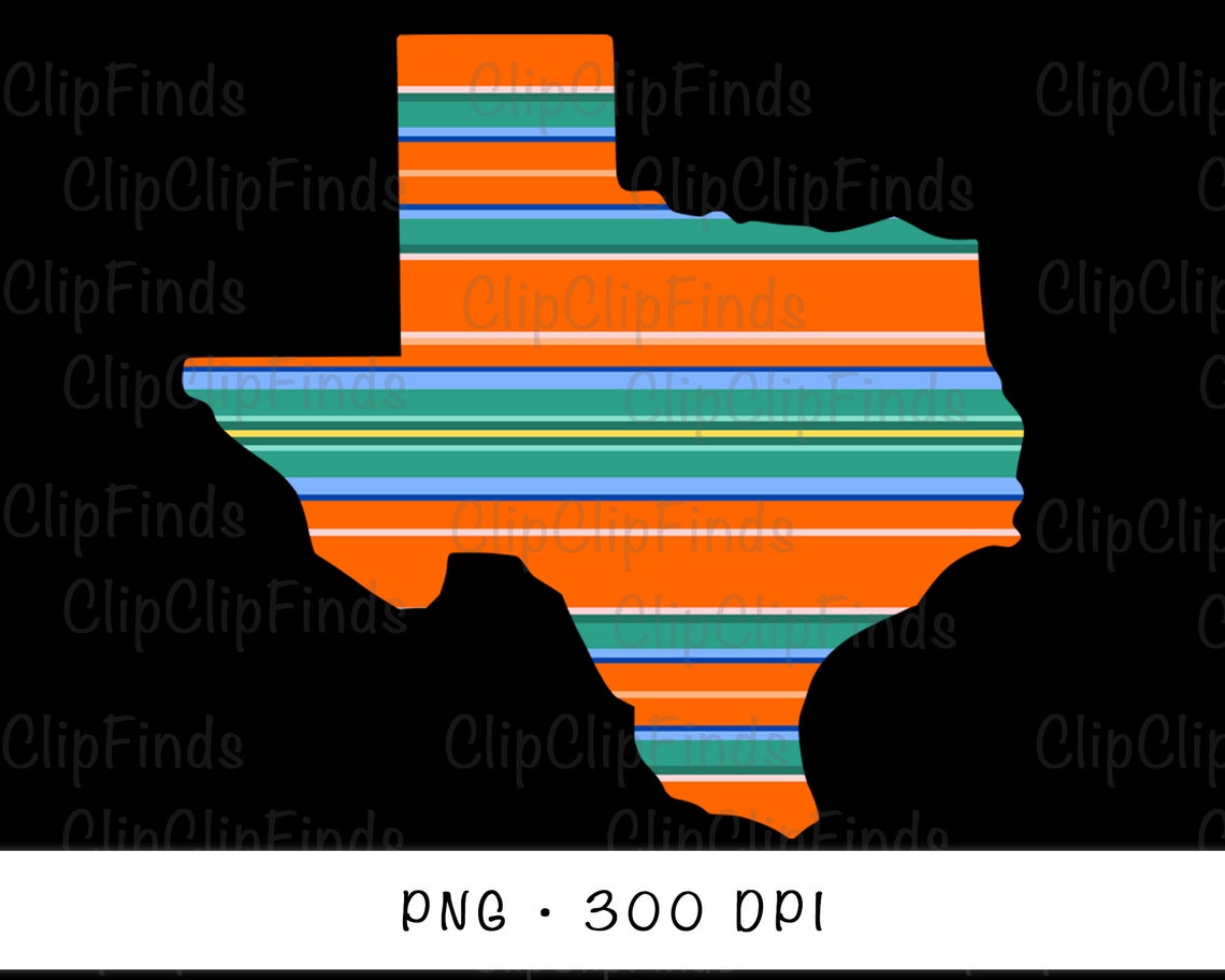 Texas, State of Texas Serape PNG Transparent Background Sublimation ...