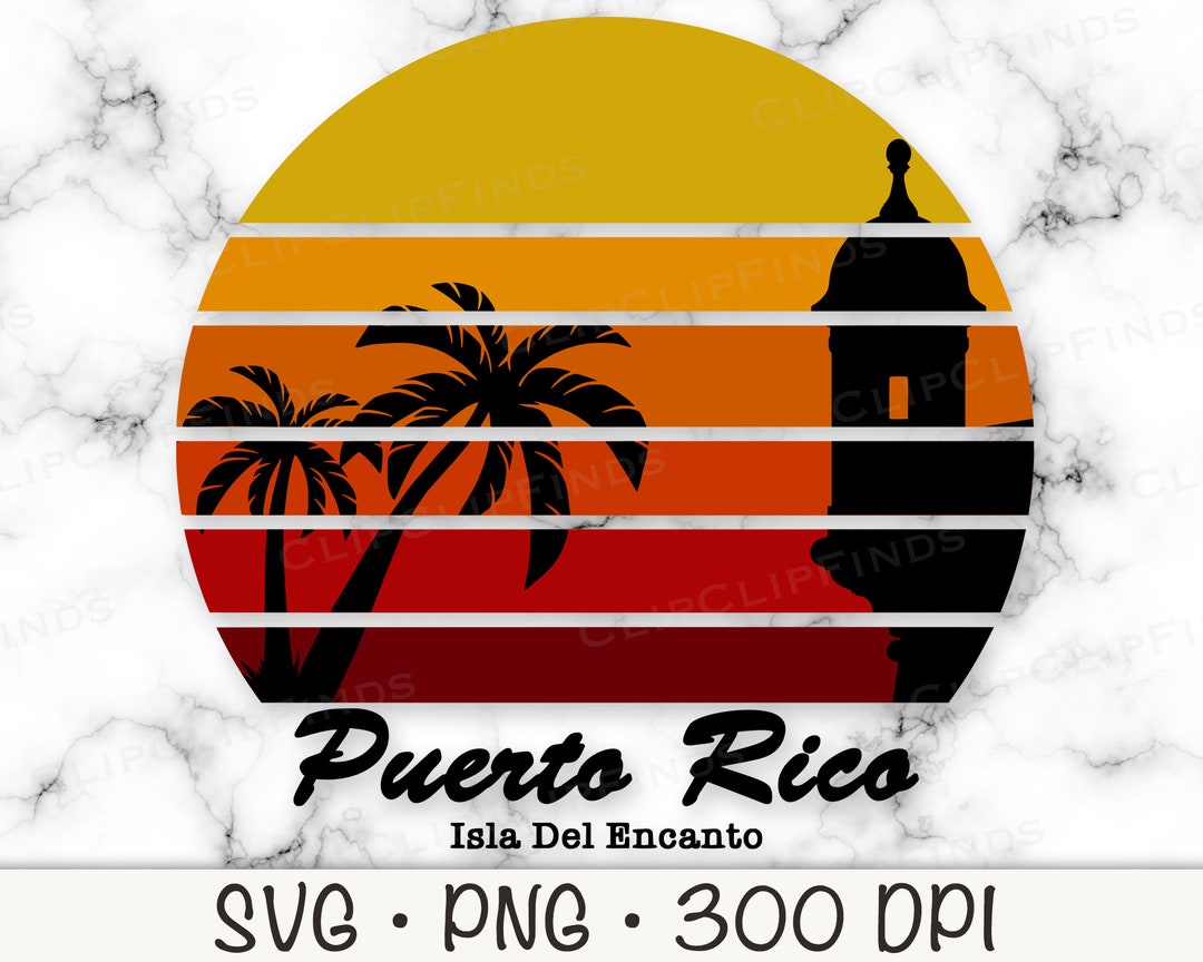 El Morro Puerto Rico SVG: Vector Cut File (digital Download) - Etsy