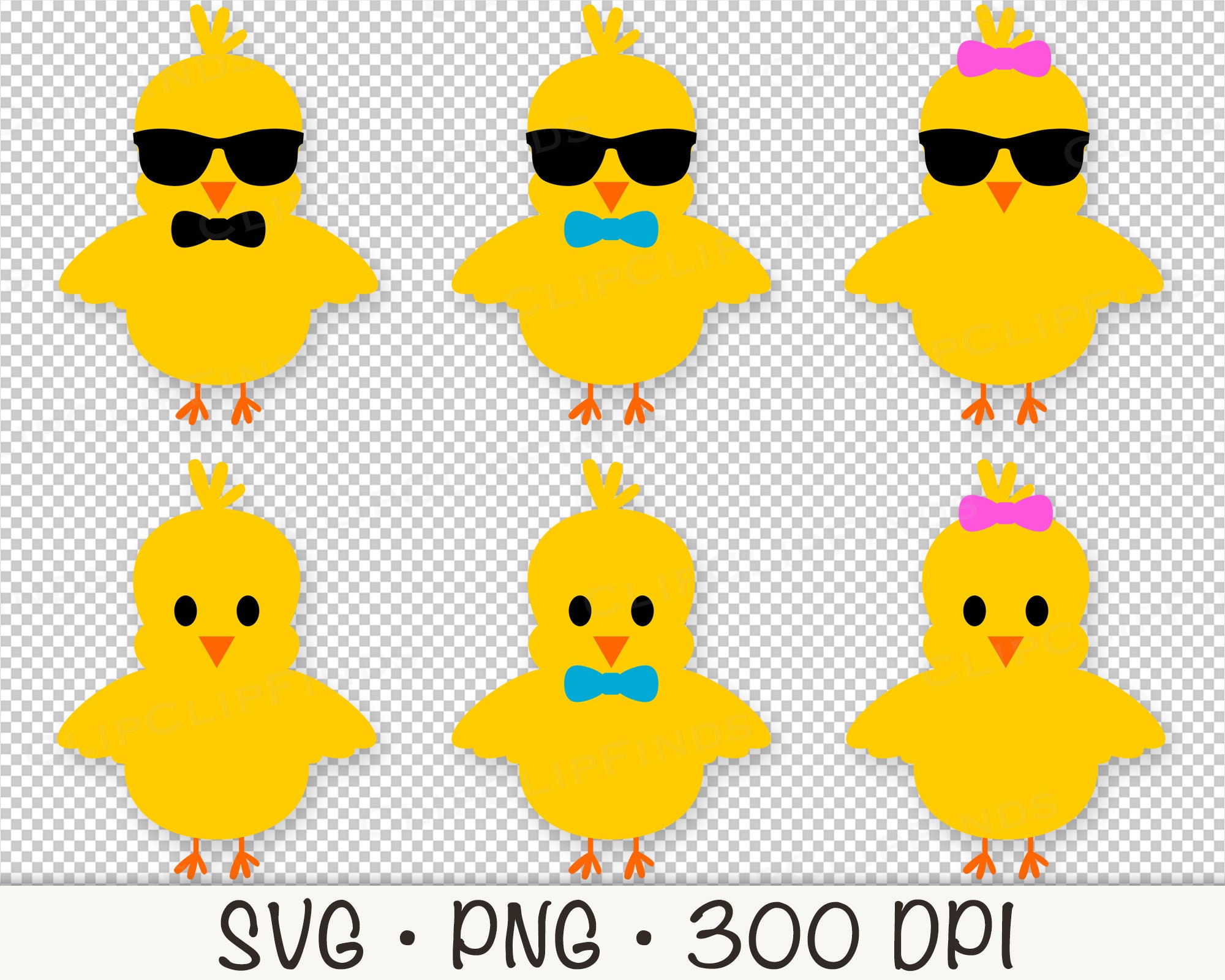 Cool Baby Chicks Chicks With Sunglasses Boy Chick Girl - Etsy