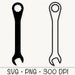 Wrench SVG, Wrench Tool PNG, Combination Wrench Hand Tool, Wrench ...