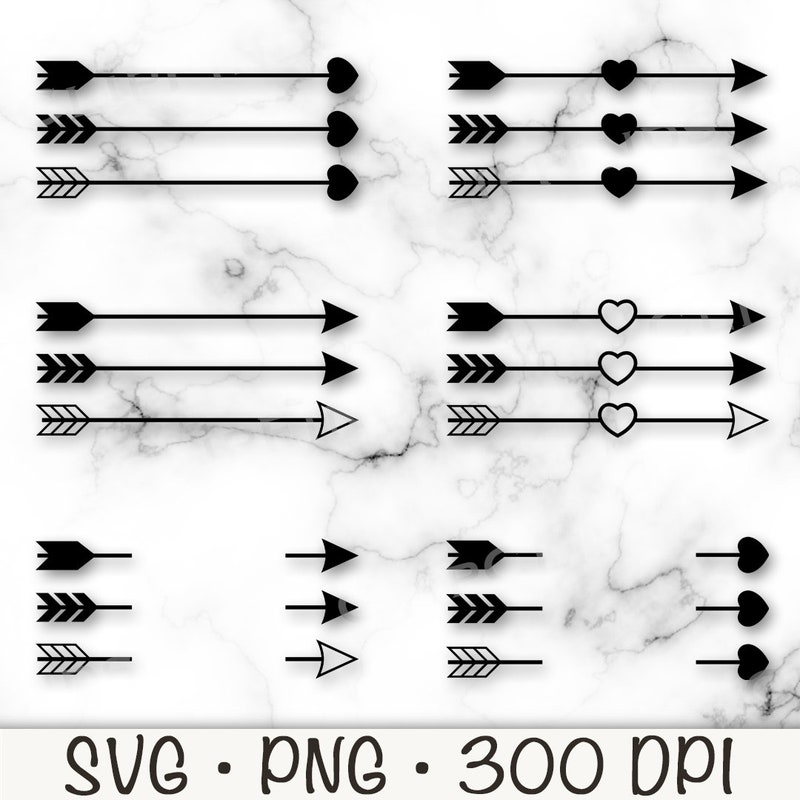 Valentines Day Arrow - Etsy