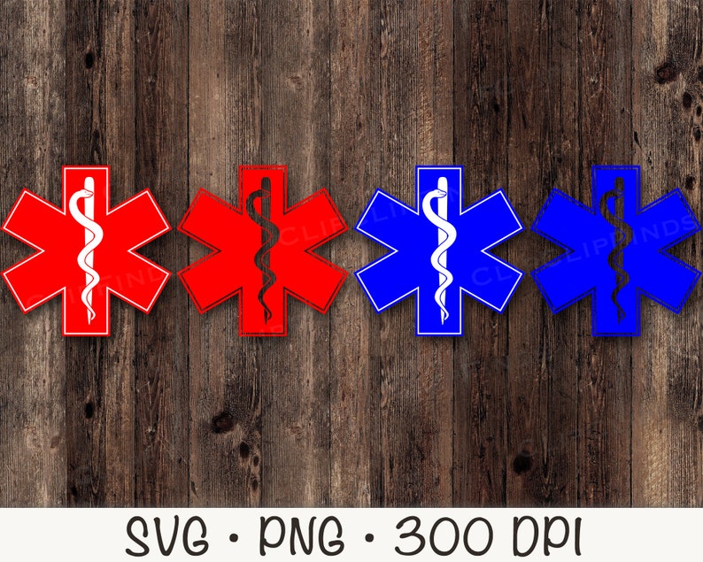 Ambulance Symbol SVG Star of Life SVG Medical Snake PNG - Etsy