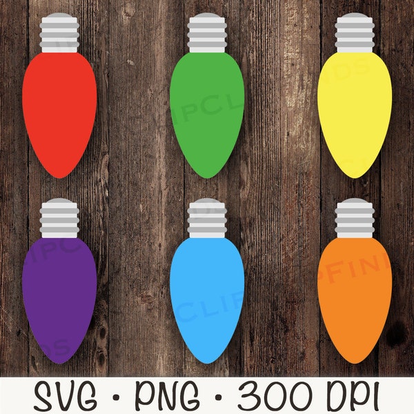 Christmas Bulbs Clip Art - Etsy