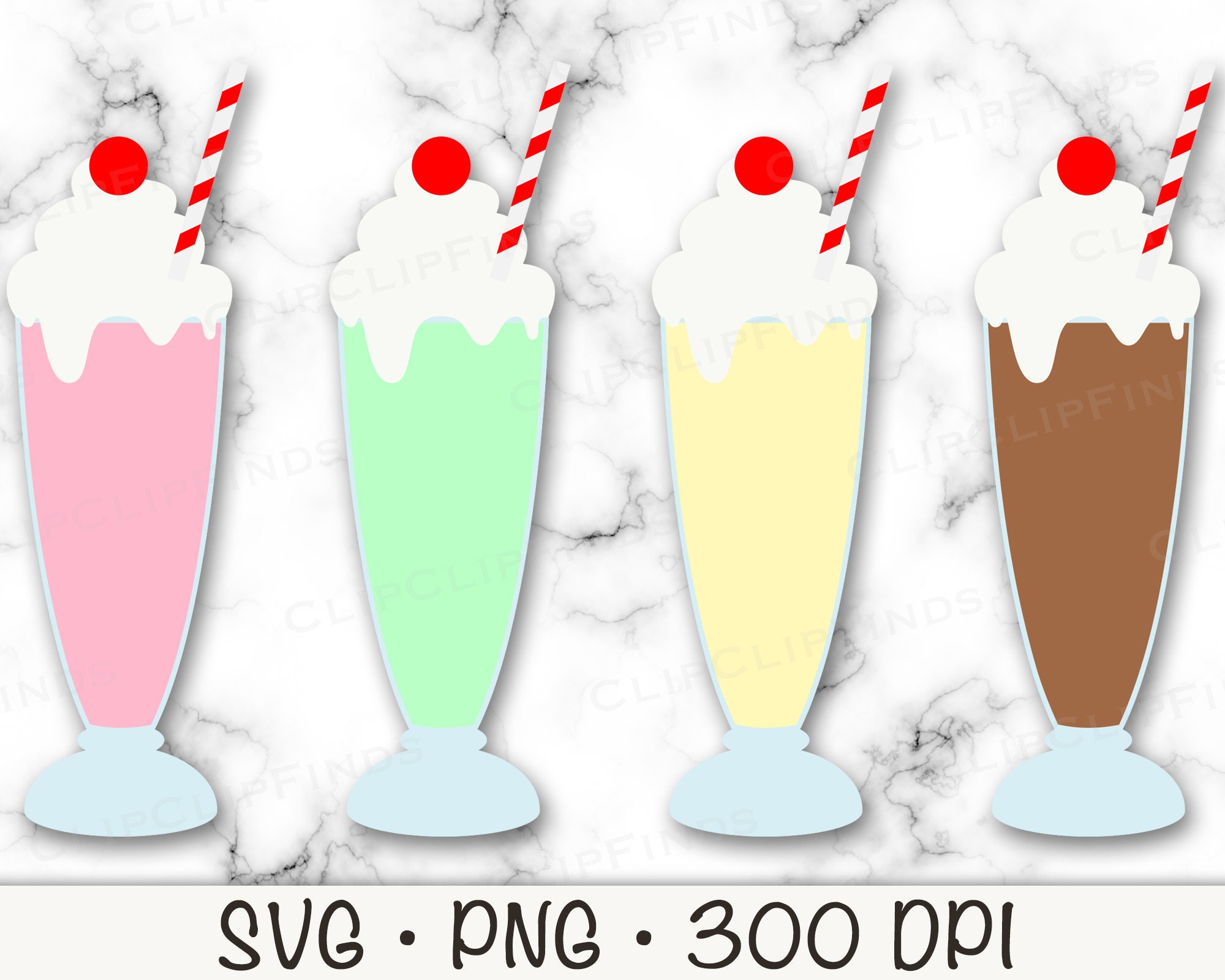 Milkshake SVG Milkshake PNG Milkshake Clip Art Instant - Etsy Australia