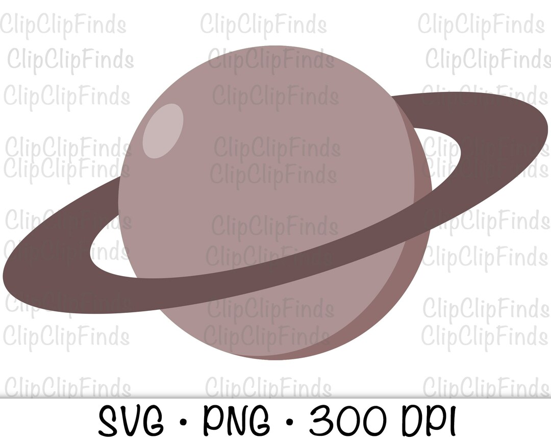 Planet SVG, Planet Clipart, Planet PNG, Saturn, Instant Digital ...