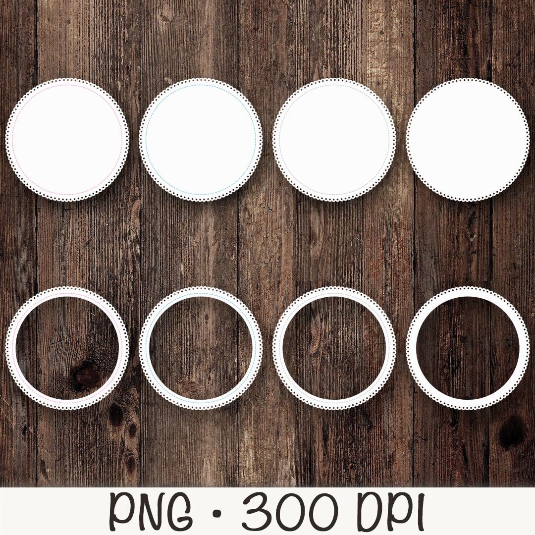 Round Doily Picture Frame PNG, Round Picture Frame, Lace Picture Frame ...