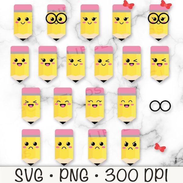 Cute Pencils - Etsy UK