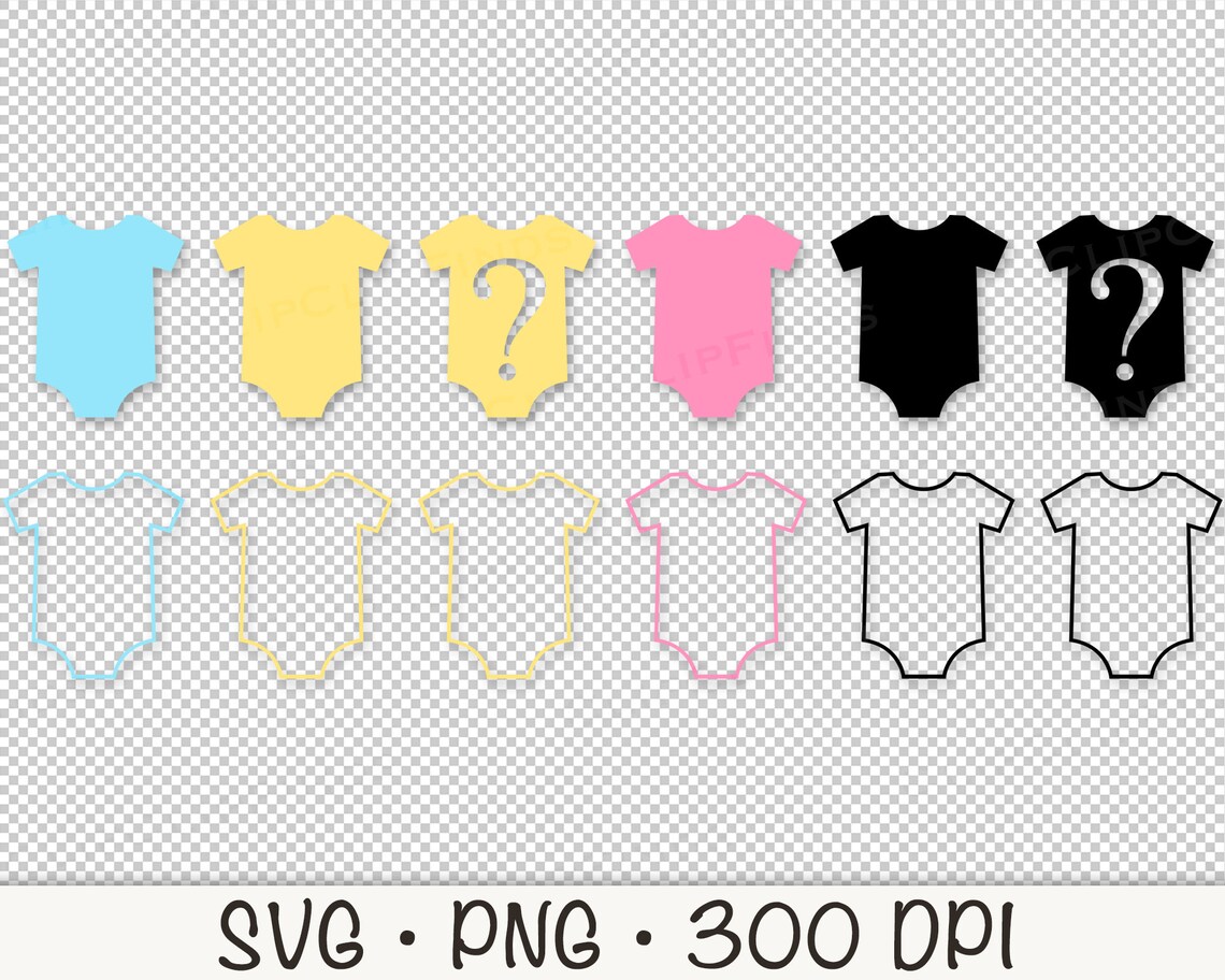 Baby Onesie Boy Girl Onesie Outline Question Mark - Etsy