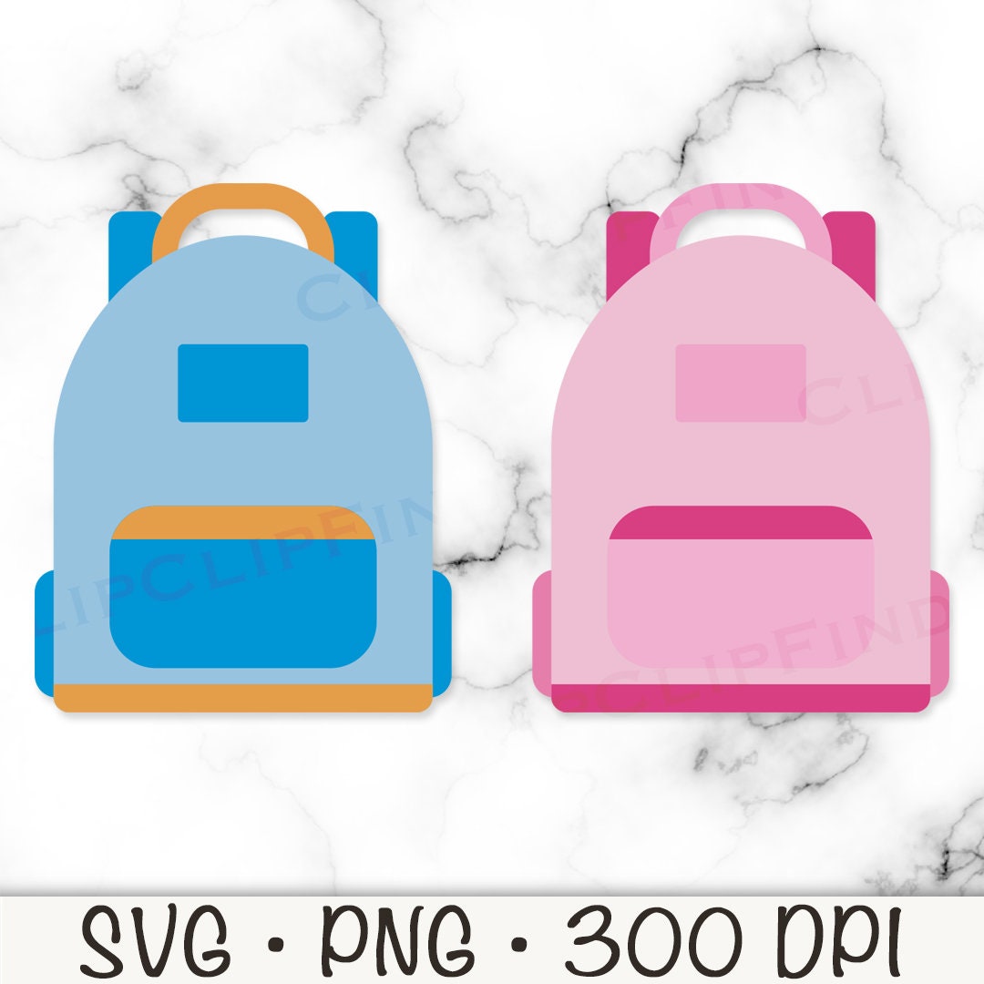 Backpack SVG, School Bag PNG, School Bag Clipart, Boy, Girl, School ...