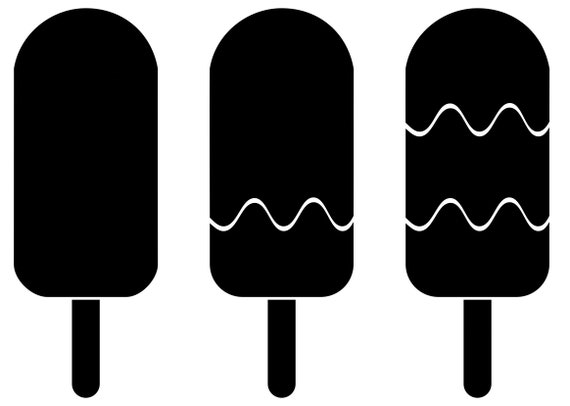 Popsicle SVG Vector Cut File and PNG Transparent Background - Etsy