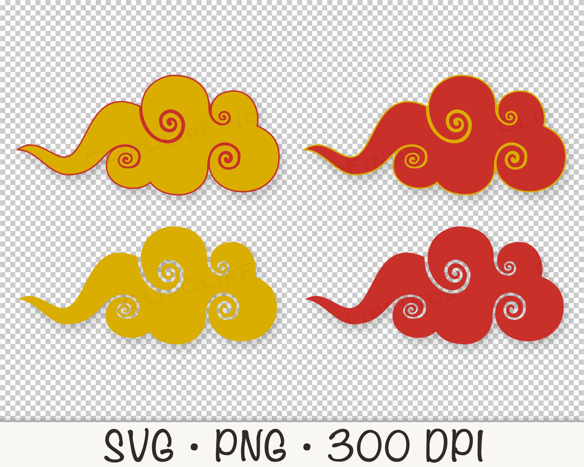 Japanese Cloud Vector