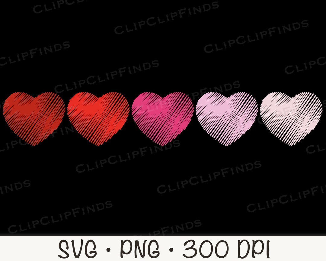 Line Heart SVG Zigzag Line Heart Doodle Heart Scribble - Etsy