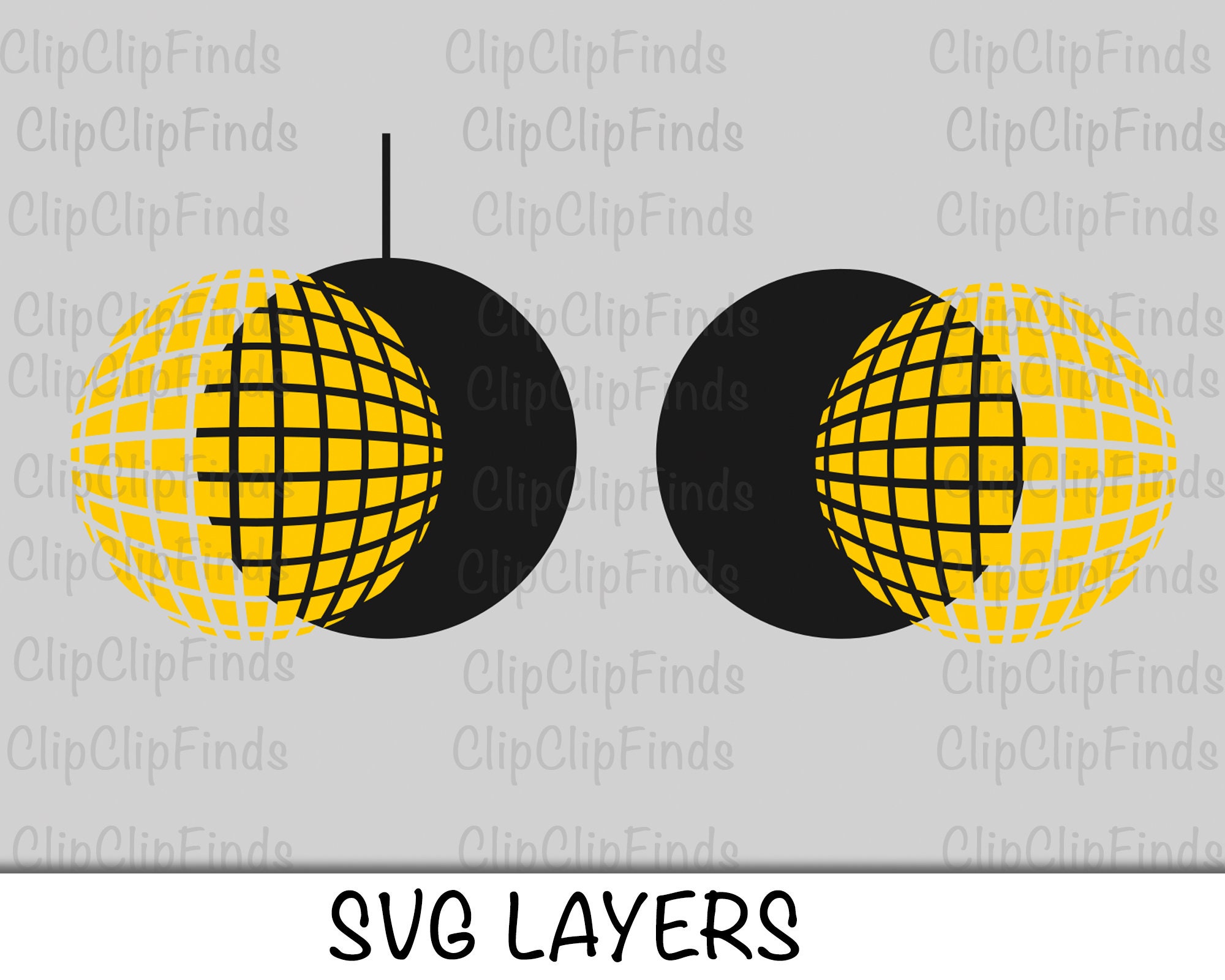 Disco Ball Bundle Groovy SVG Vector Cut File and PNG - Etsy