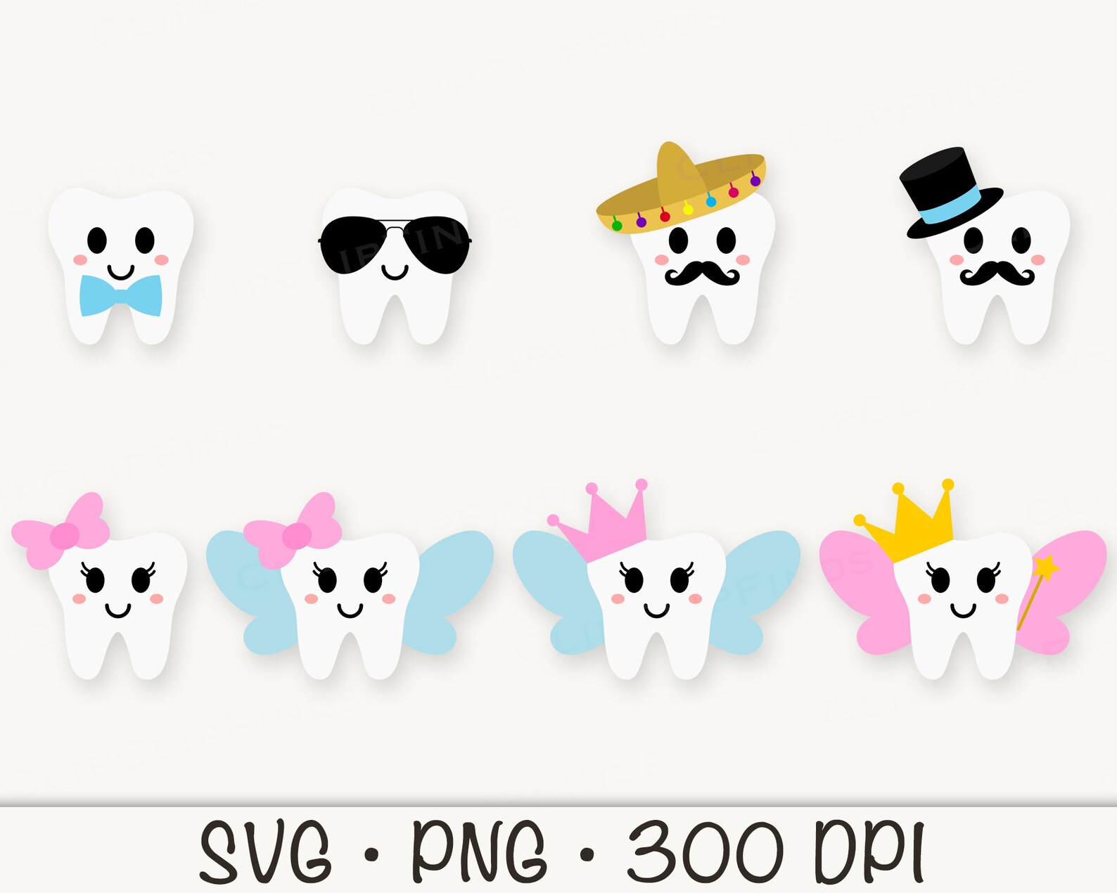 Tooth Fairy Bag SVG PNG Tooth Fairy Bundle Pack Boy Tooth - Etsy