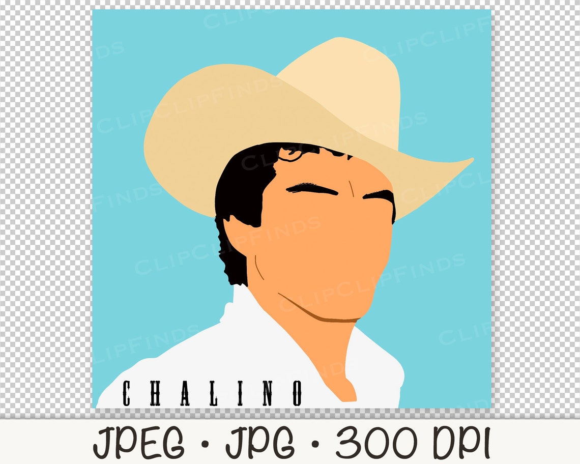 Chalino Sanchez Faceless Drawing JPEG JPG Digital File Instant Download ...