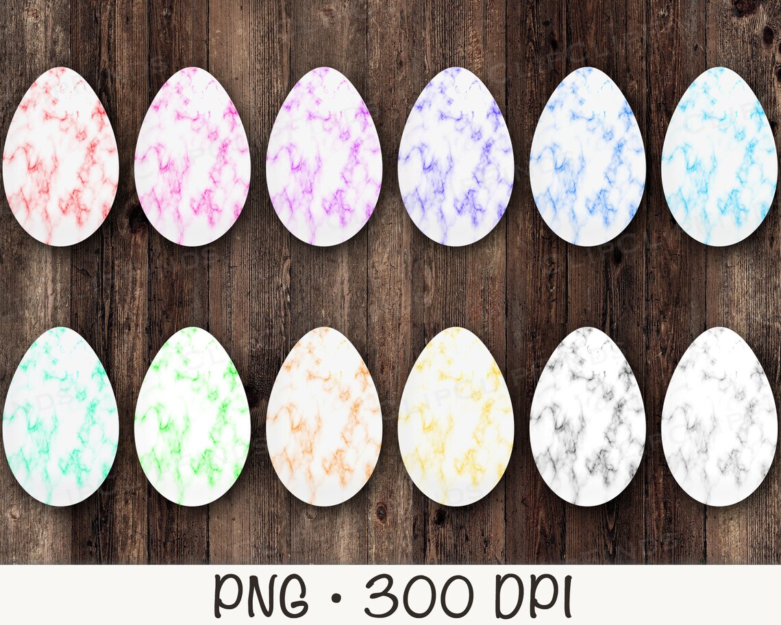 Marble Easter Eggs Easter Eggs Clipart Cute Easter Eggs PNG - Etsy