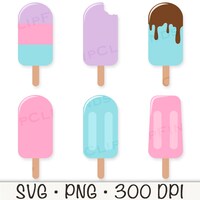 Popsicle Bundle, Popsicle SVG, Popsicle PNG, Popsicle Clipart, Cute ...