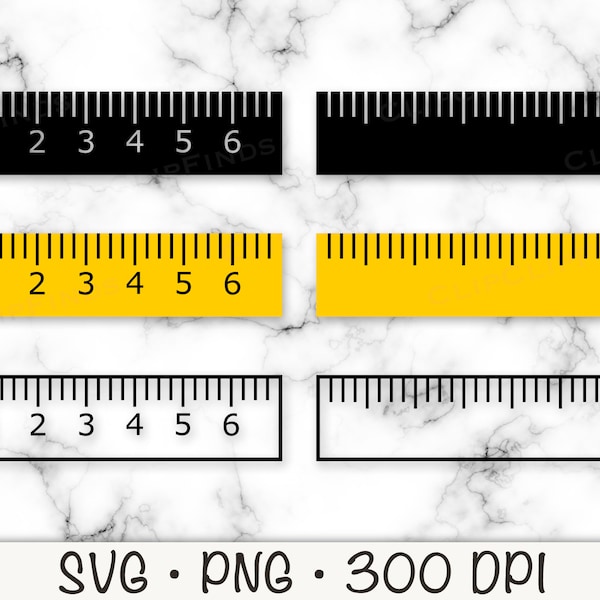 Ruler Svg - Etsy