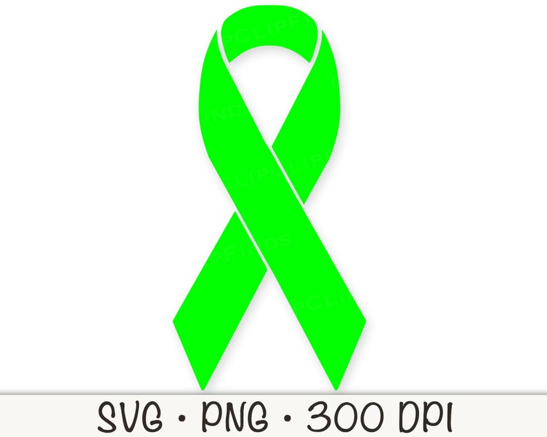Green Celiac Awareness Ribbon SVG, PNG (digital Download) - Etsy